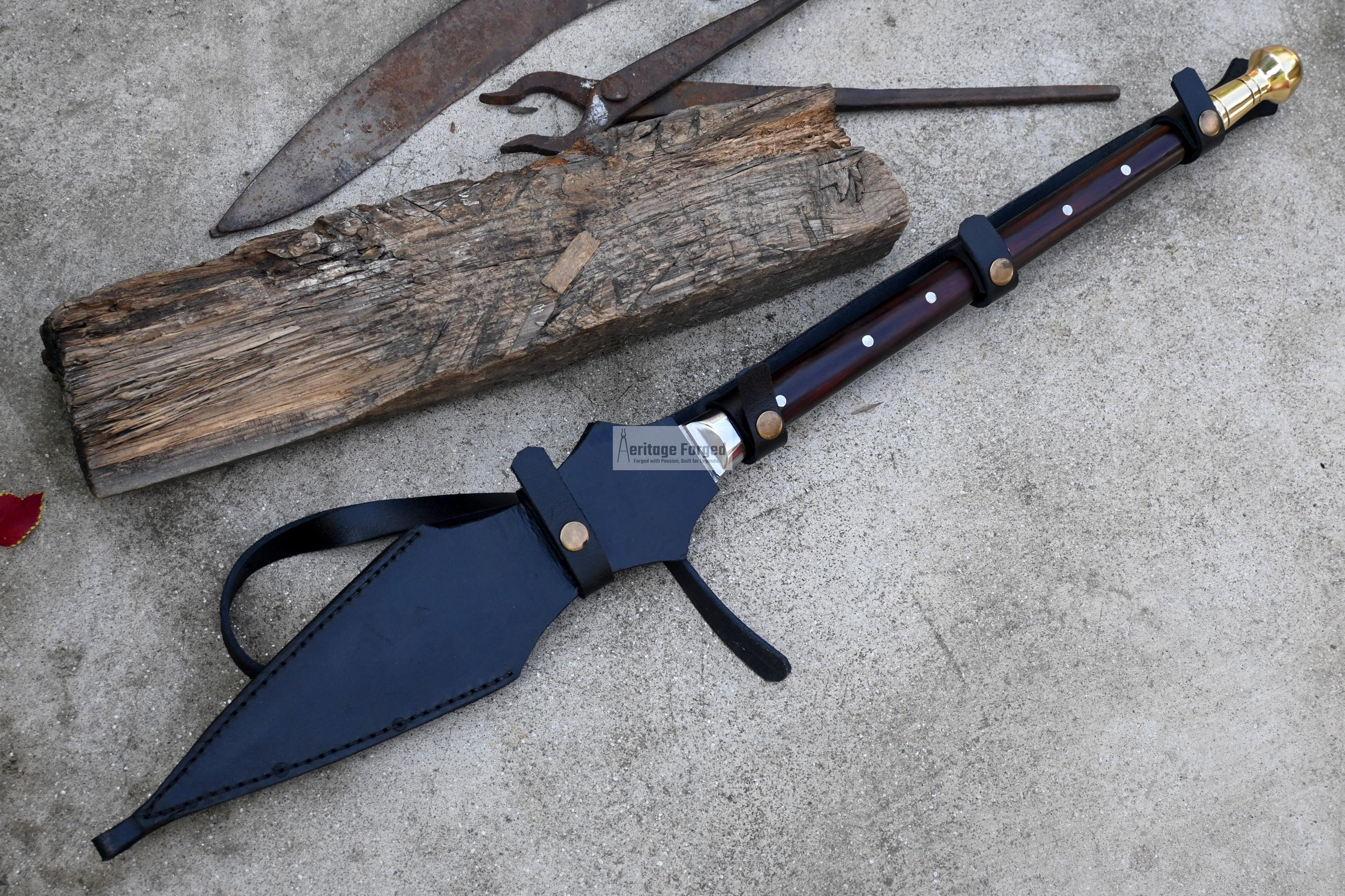 ACHILLES SPEAR / Hand Forged Spear /12 Inches Long Blade Spear/ Greek ...