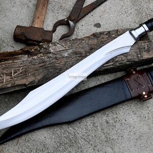 SCIMITAR SWORD/18 Inches Long Blade Hand Forged Sword/leaf Spring of ...