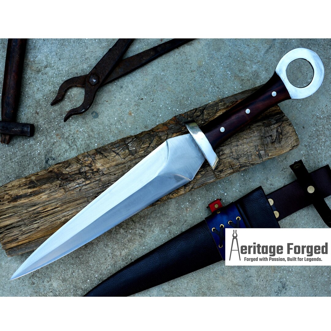 KUNAI DAGGER /12 Inches Long Blade Hand Forged Dagger/leaf Spring of ...