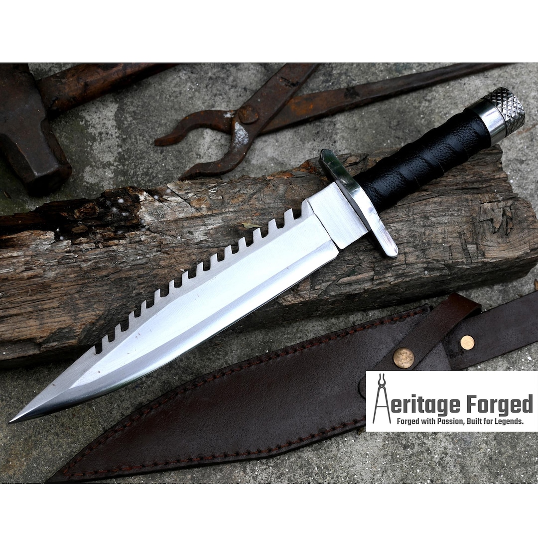 RAMBO PART ONE / Rambo First Blood Knife/ Hand Forged Knife/made From ...