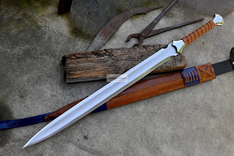 SPIT Sword/handmade Sword Sword /24 Inches Long Blade Machete/ Full ...