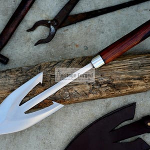 FORGED ANCHOR / Hand Forged Spear /9 Inches Long Blade Harpoon ...