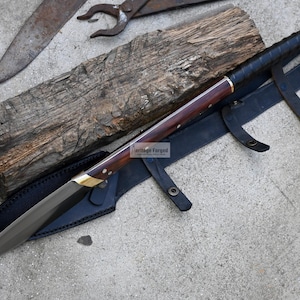 LEAF SPEAR / Hand Forged Spear /8 Inches Long Blade Spear/ Collectible ...