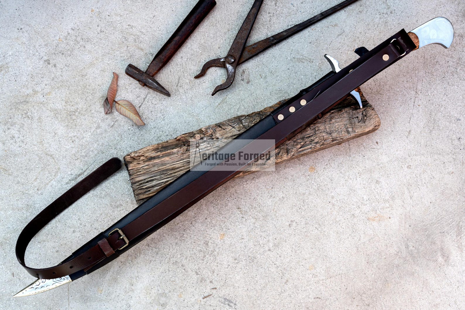 MEDIEVAL SWORD/24 Inches Long Blade Hand Forged Sword/leaf Spring of ...