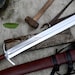 SINGLE EDGE SWORD/24 Inches Long Blade Hand Forged Sword/leaf Spring of ...