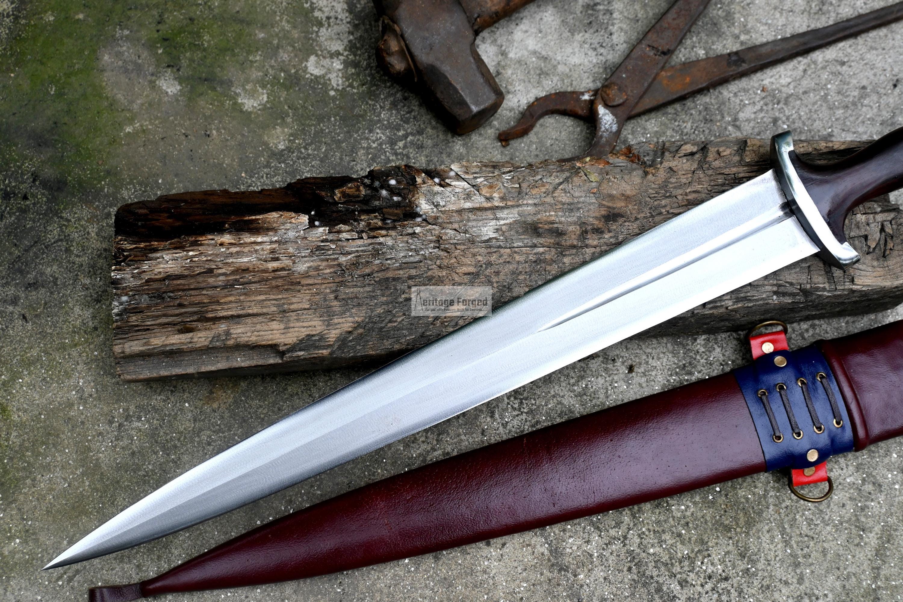 SWISS DEGEN SWORD /17 Inches Long Blade Hand Forged Sword/leaf Spring ...