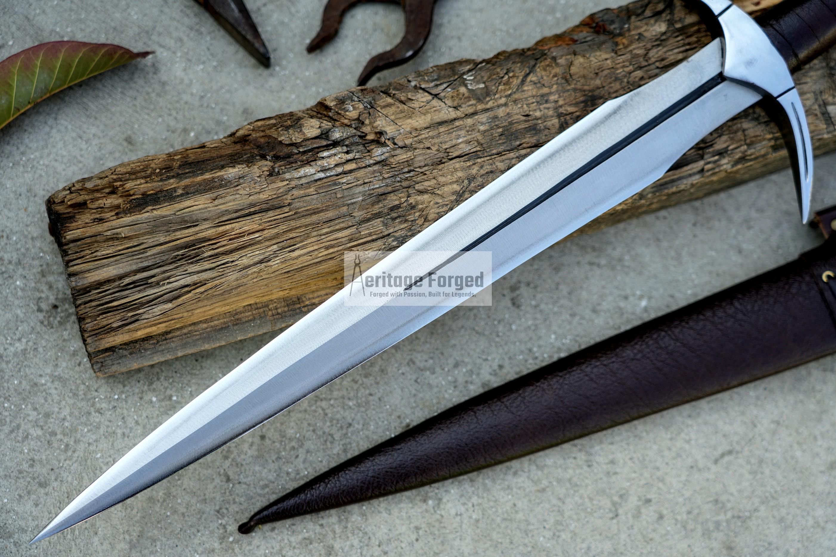 VIKING DAGGER/16 Inches Long Blade Hand Forged Dagger/leaf Spring of ...