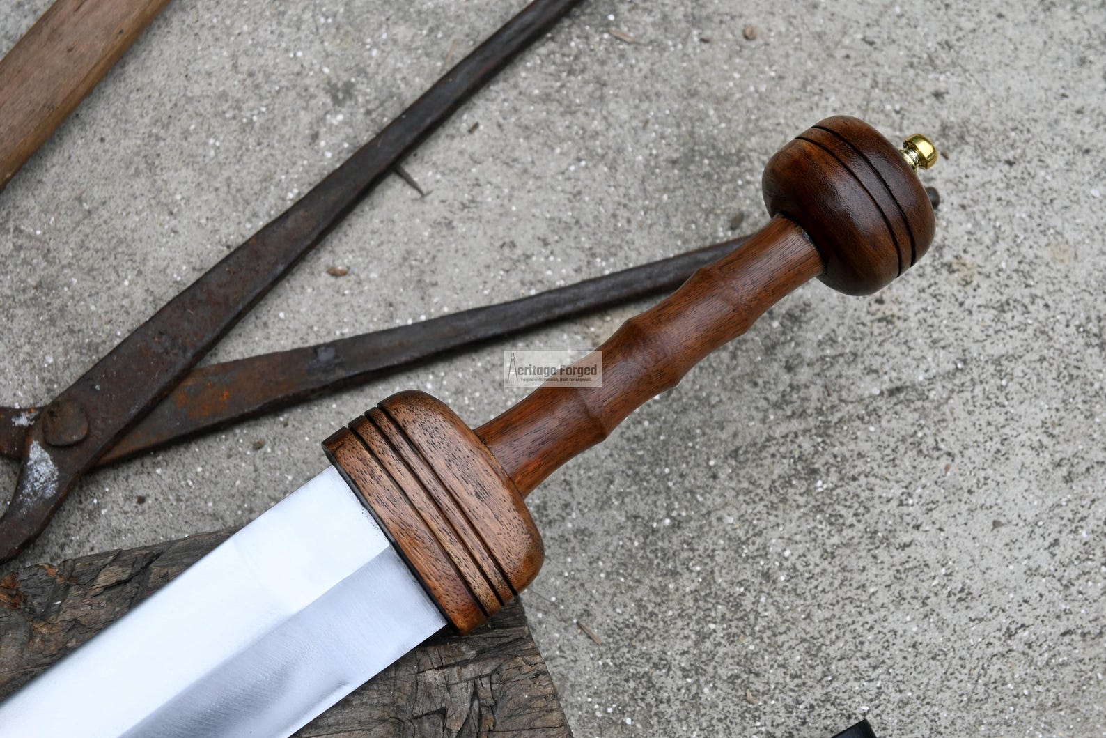 GLADIUS SWORD /18 Inches Long Blade Hand Forged Sword/ GLADIUS Machete ...