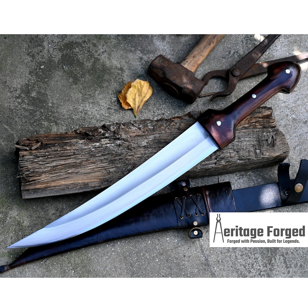 YEMENI JAMBIA KNIFE / 15 Inches Long Blade Exotic Knife / Hand Forged ...