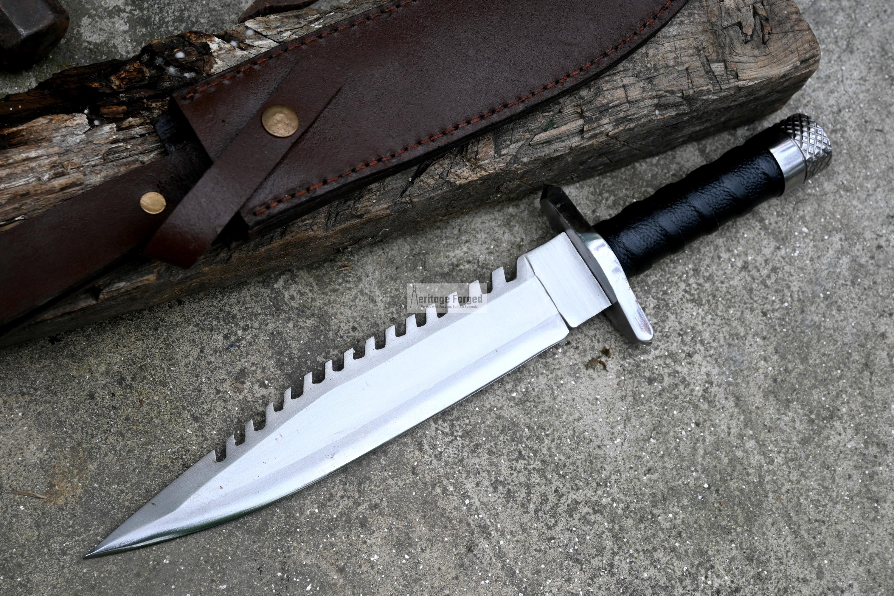 RAMBO PART ONE / Rambo First Blood Knife/ Hand Forged Knife/made From ...