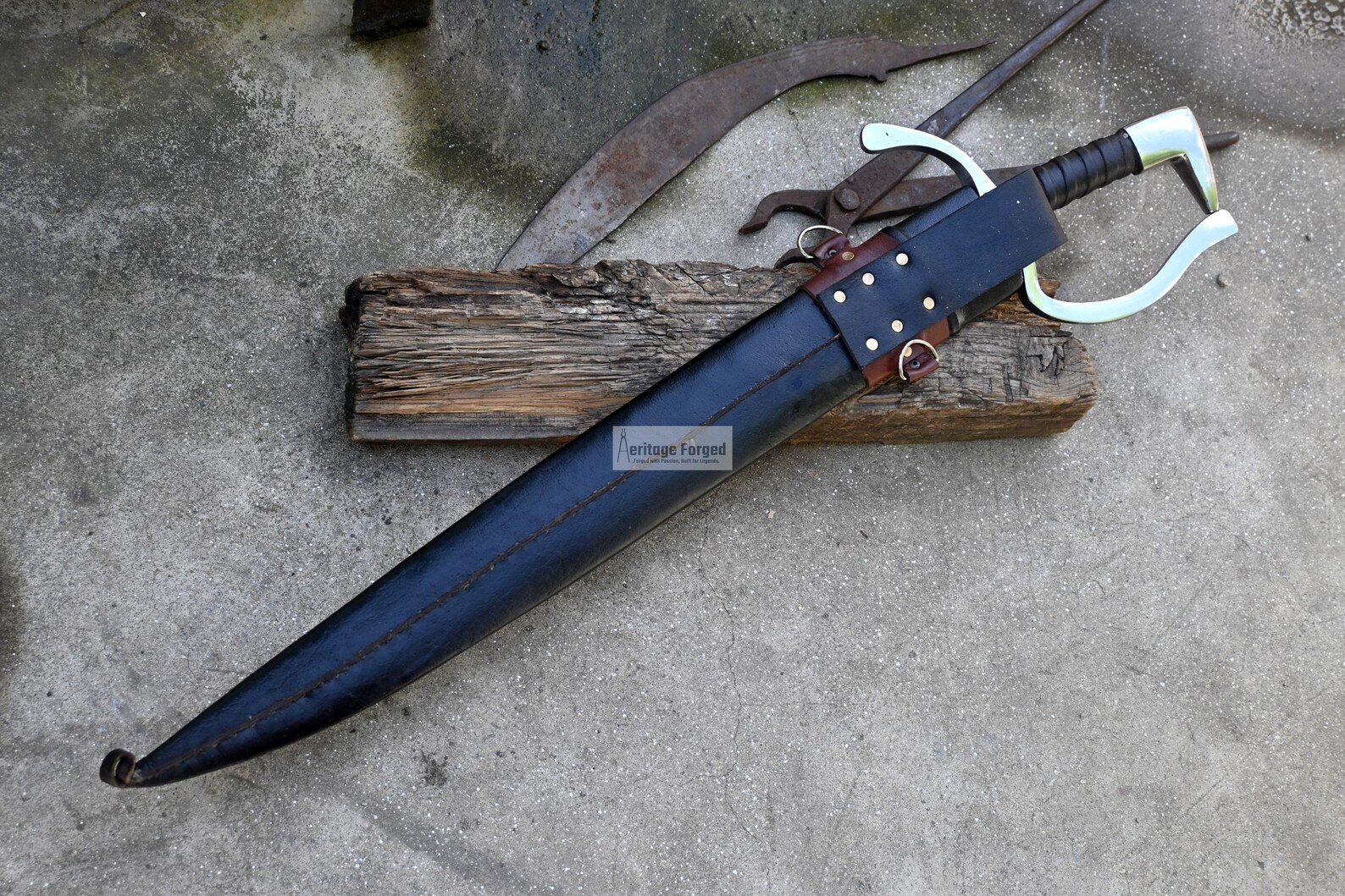 FALICON MACHETE / Large Jungle Clever/22 Inches Long Blade Heavy Duties ...