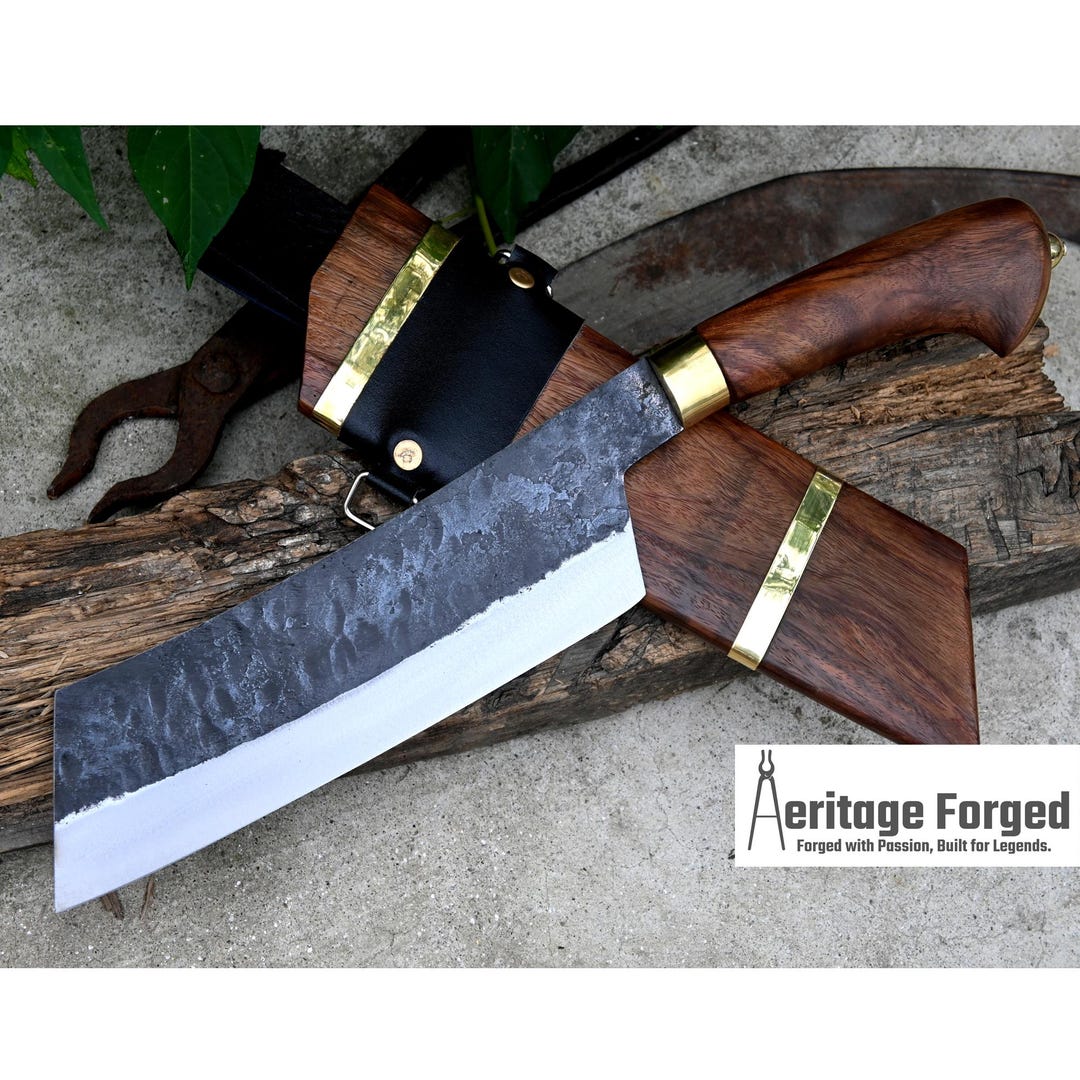 CHEF CLEAVER/ Kitchen Chopper / 10 Inches Long Blade / Hand Forged ...