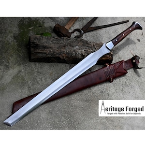 TANTO MACHETE / Large Jungle Machete/23 Inches Long Blade Heavy Duties ...