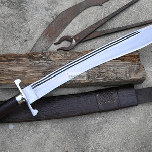 NAVAL MACHETE / Large Jungle Cleaver/20 Inches Long Blade Heavy Duties ...