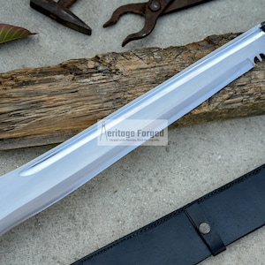 MACIEJOWSKI FALICON MACHETE / Large Morgan Sword /18 Inches Long Blade ...