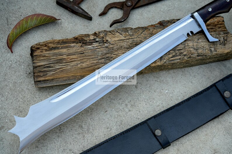 MACIEJOWSKI FALICON MACHETE / Large Morgan Sword /18 Inches Long Blade ...
