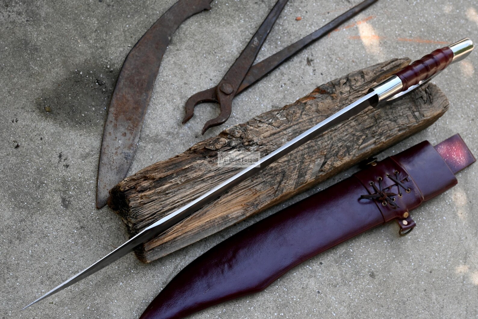 SCIMITAR SWORD/18 Inches Long Blade Hand Forged Sword/leaf Spring of ...