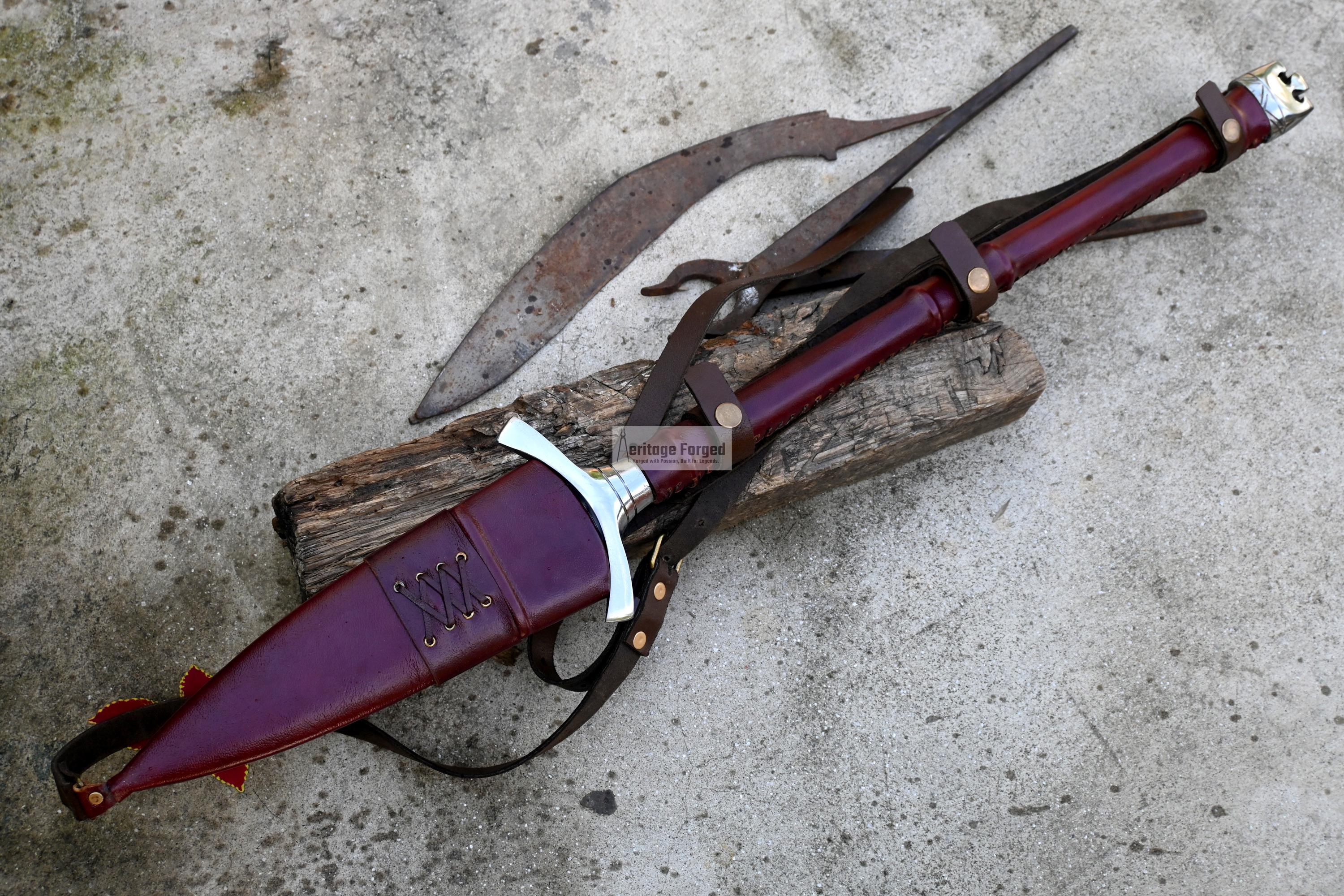 NORSEMAN SPEAR / Hand Forged Spear /10 Inches Long Blade Spear ...