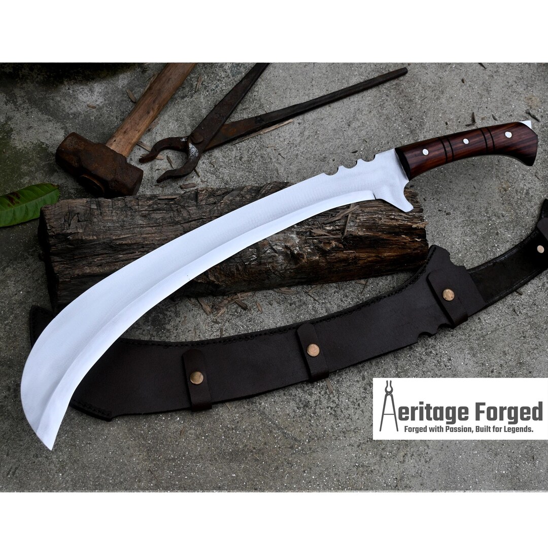 JUNGLE MACHETE / Large Jungle Machete/20 Inches Long Blade Heavy Duties ...