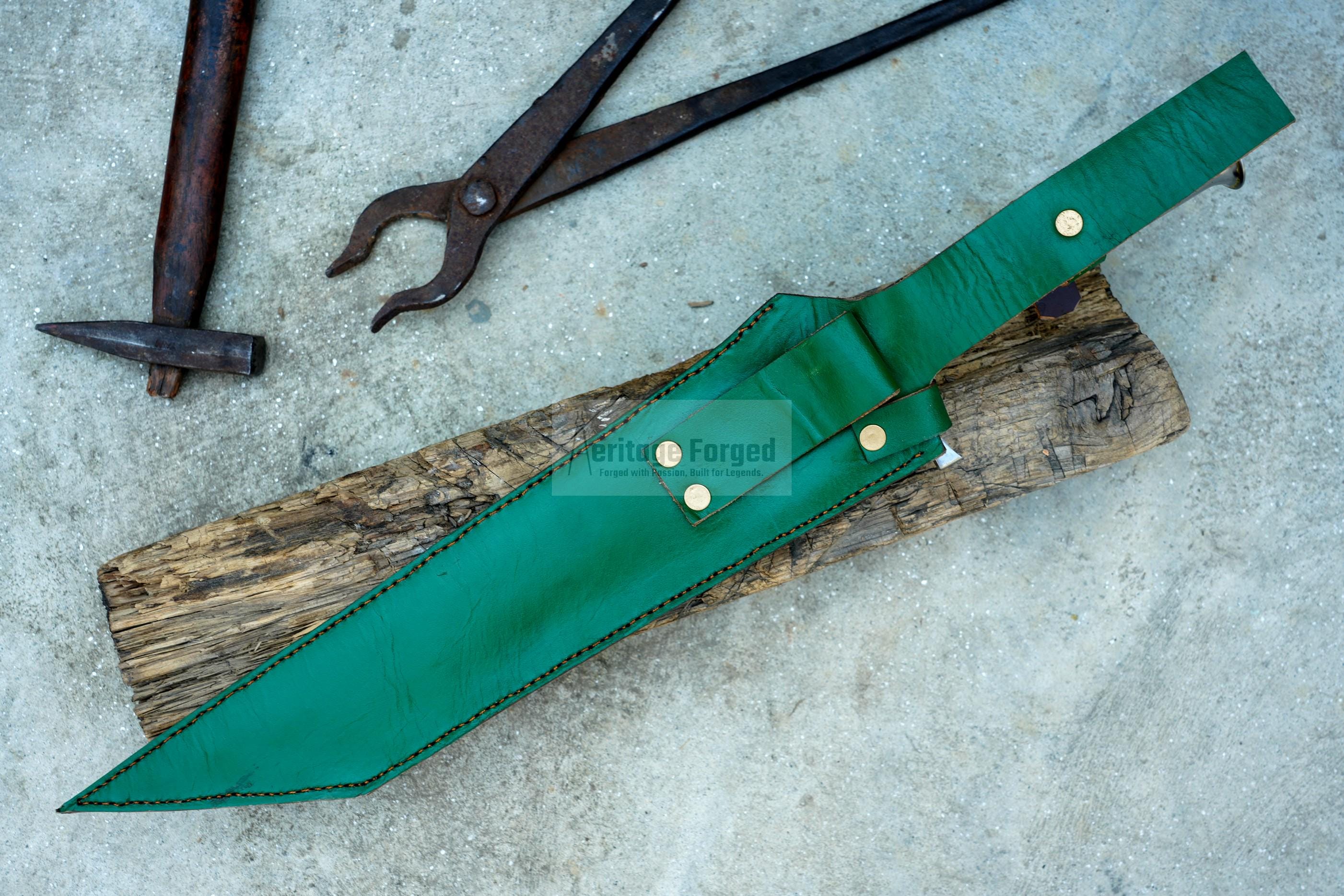 TANTO BOWIE /13 Inches Long Blade Hand Forged Tanto Knife/leaf Spring ...