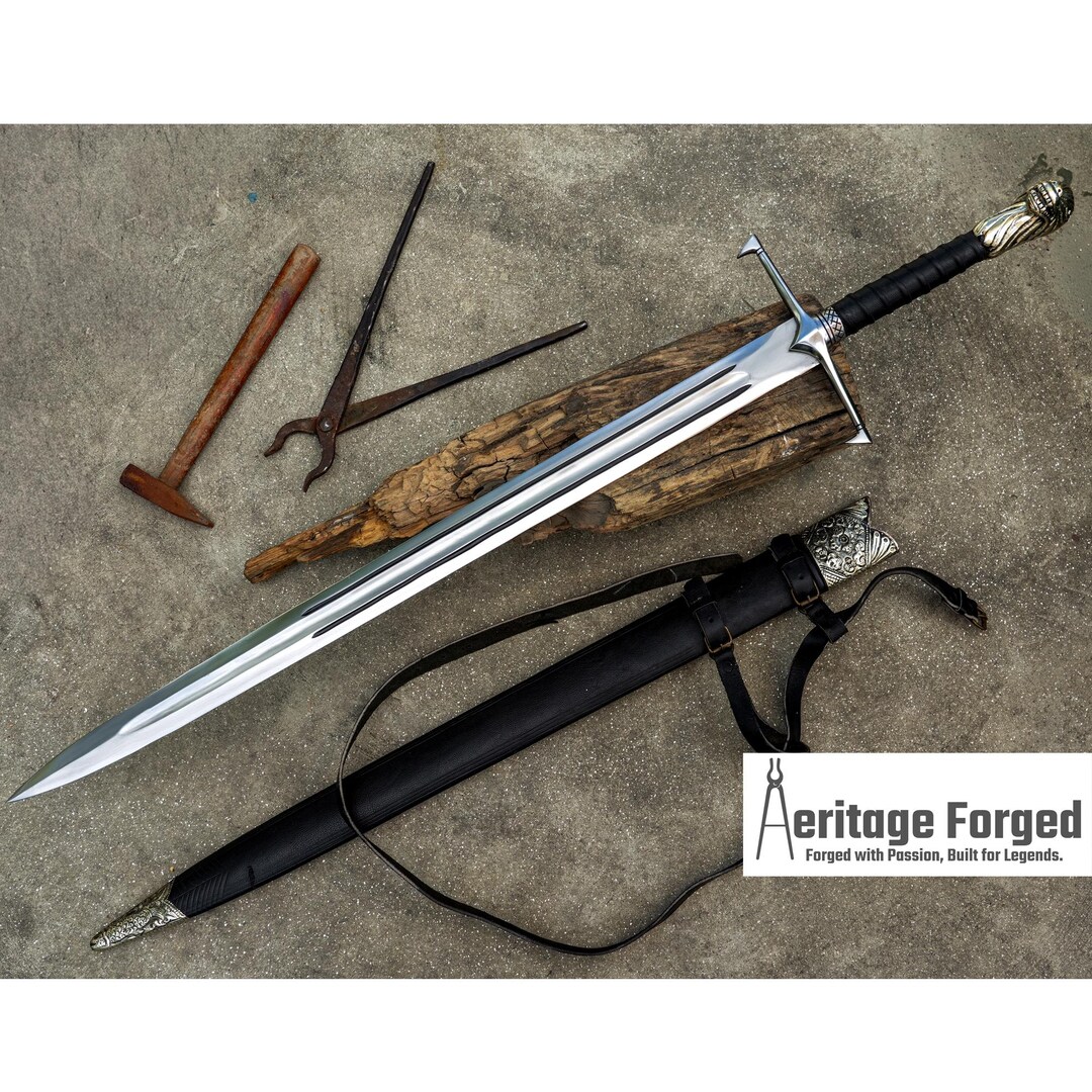 PETER SWORD /34 Inches Long Blade Hand Forged Sword/ Large Sword ...
