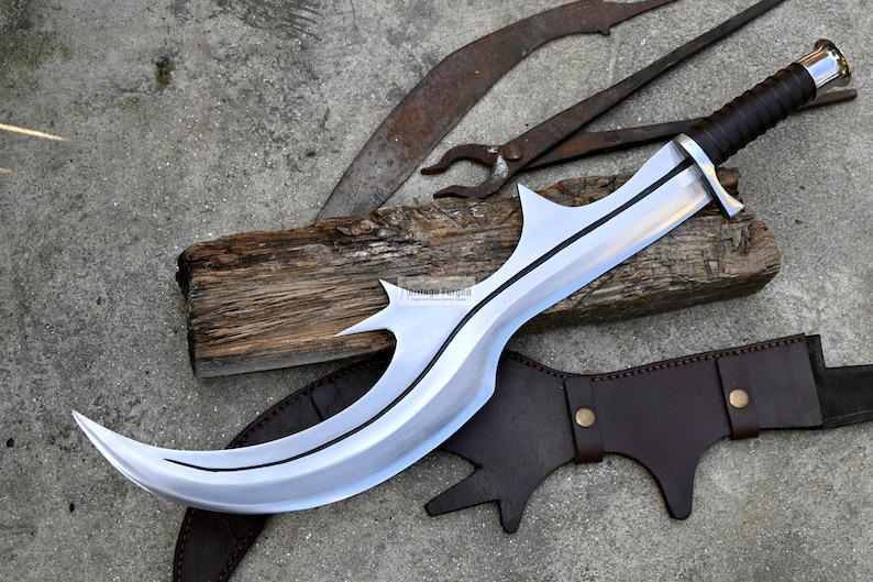 NGULU SWORD/ Ceremonial Ngulu Sword/ 18 Inches Long Blade Hand Forged ...