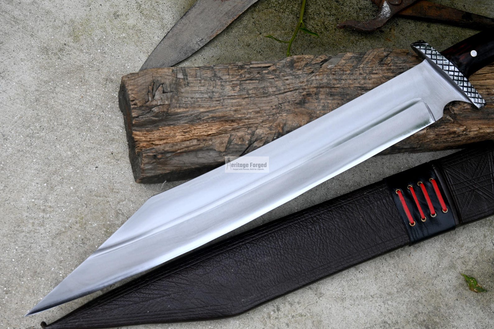 SEAX MACHETE / Large Seax Knife/ 18 Inches Long Blade Heavy Duties ...