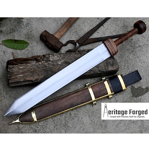 GLADIUS SWORD /18 Inches Long Blade Hand Forged Sword/ GLADIUS Machete ...
