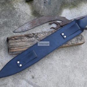 CELTIC LEAF SWORD / 21 Inches Long Blade Hand Forged Sword/leaf Spring ...
