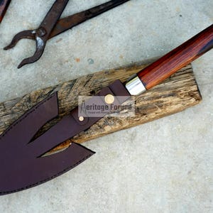 FORGED ANCHOR / Hand Forged Spear /9 Inches Long Blade Harpoon ...