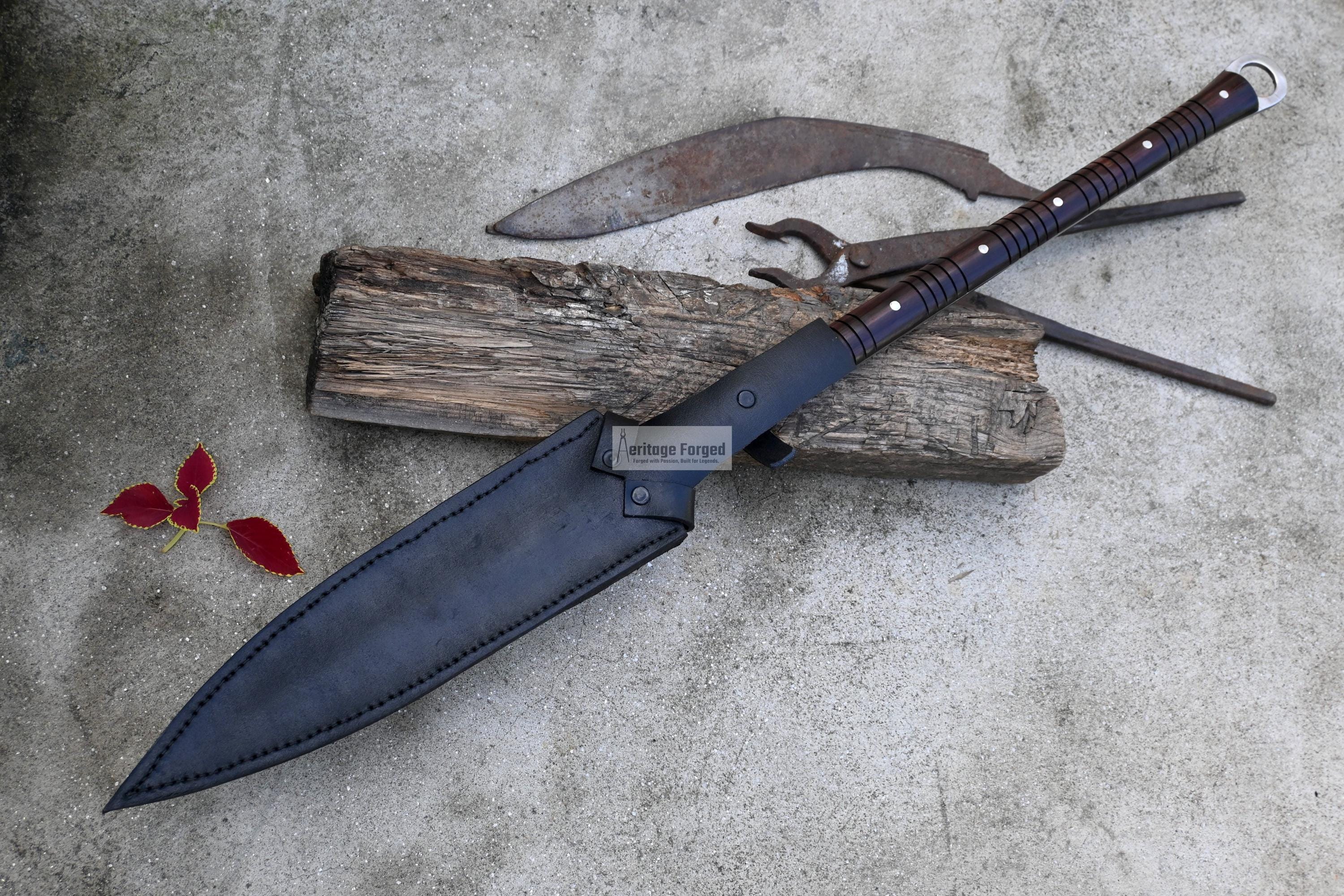 HUNTING SPEAR / Hand Forged Spear /12 Inches Long Blade Spear ...