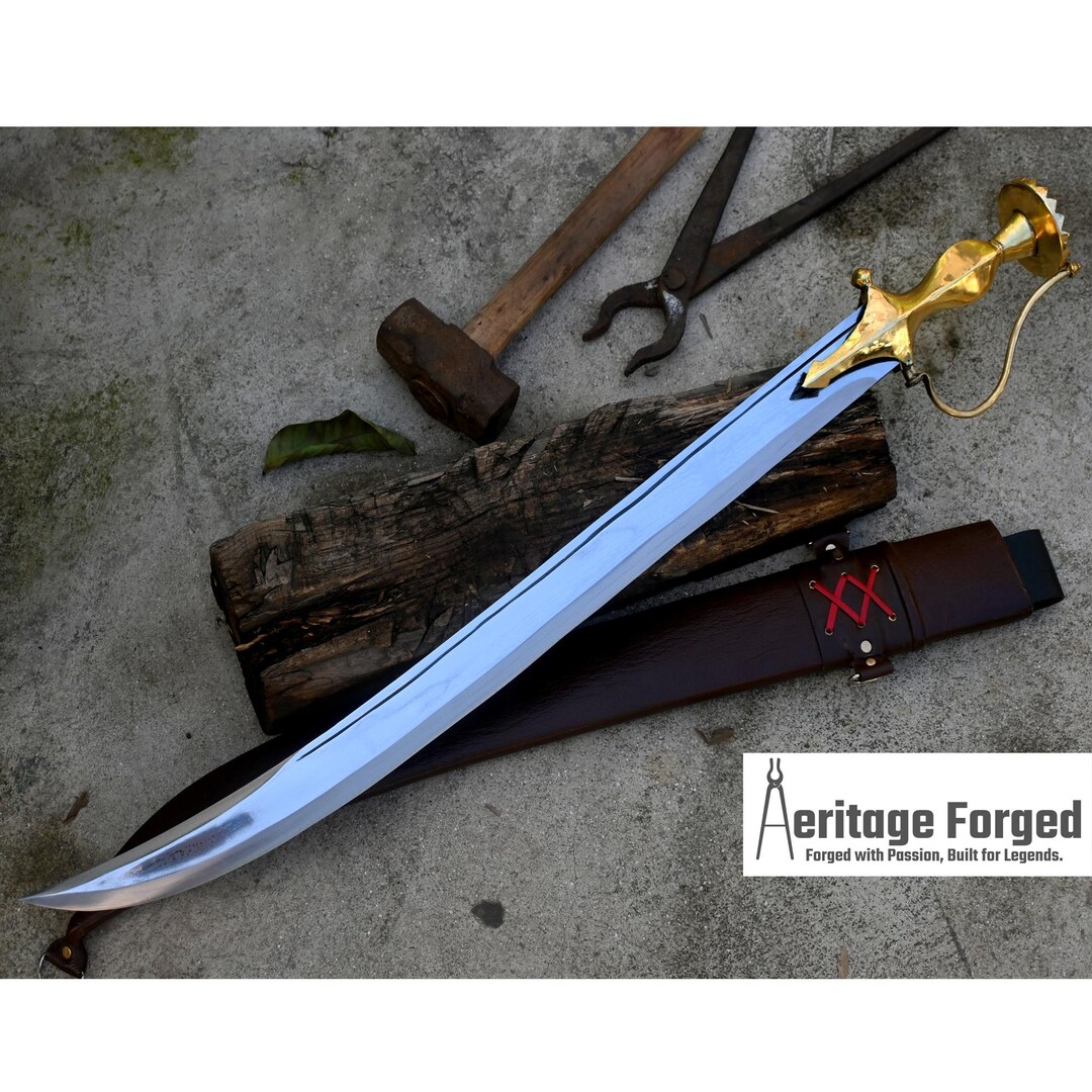 TALWAR SWORD/24 Inches Long Blade Hand Forged Sword/leaf Spring of ...