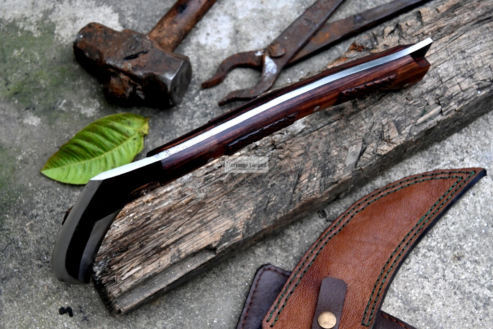 KAMA Knife/traditional Japanese Knife/farmer Sickle /leaf Spring of ...