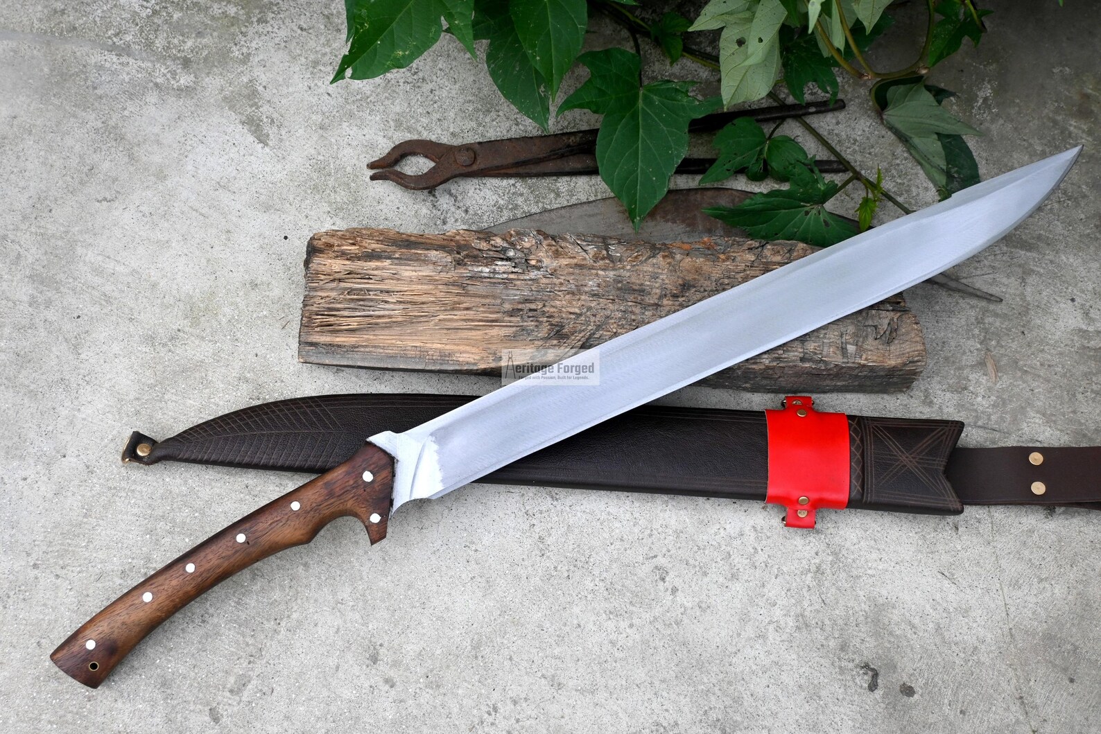 SPARTAN MACHETE / Large Jungle Machete/21 Inches Long Blade Heavy ...