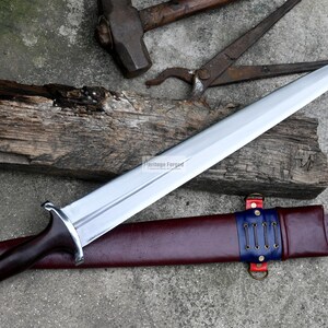 SWISS DEGEN SWORD /17 Inches Long Blade Hand Forged Sword/leaf Spring ...