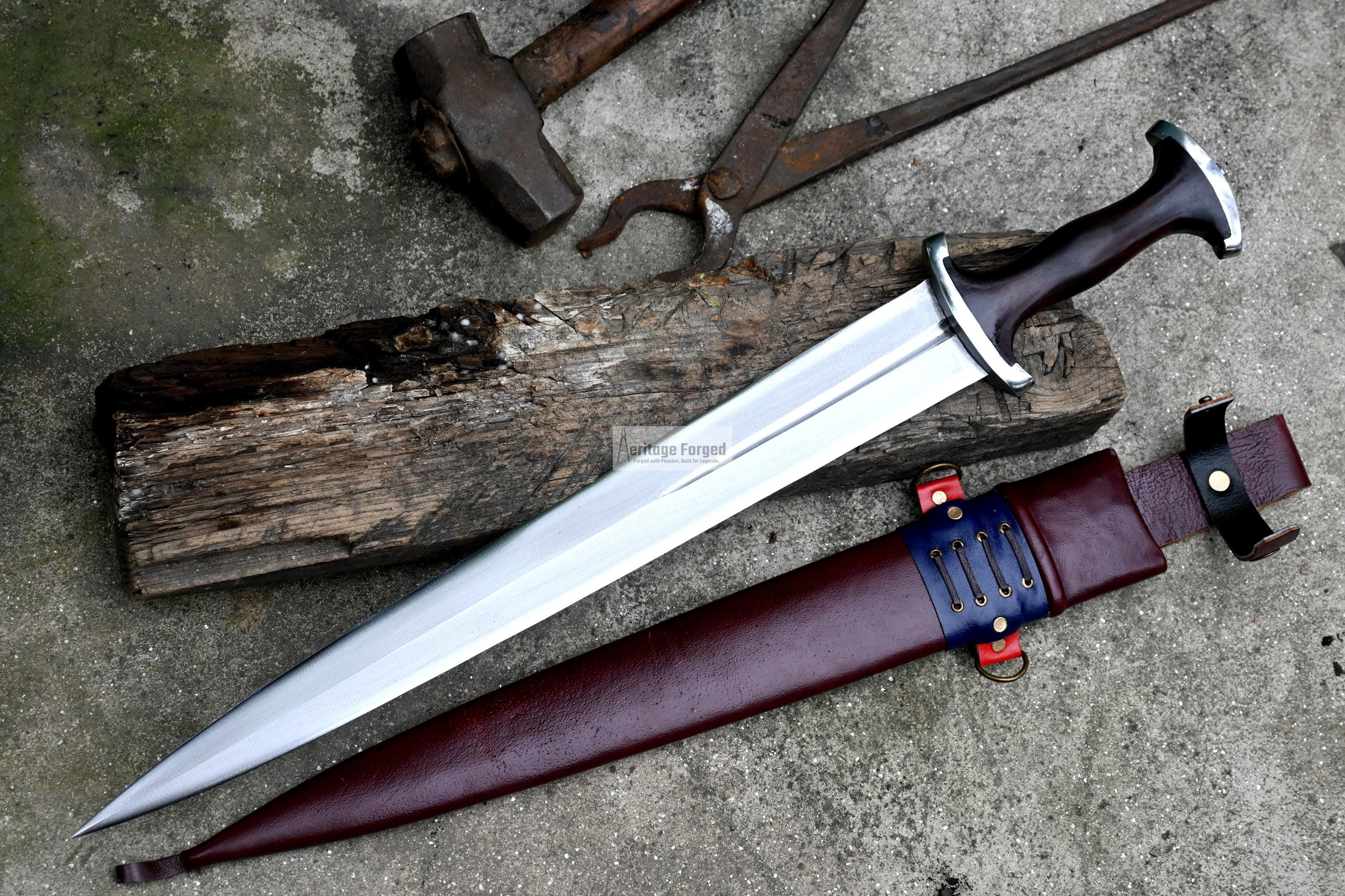 SWISS DEGEN SWORD /17 Inches Long Blade Hand Forged Sword/leaf Spring ...