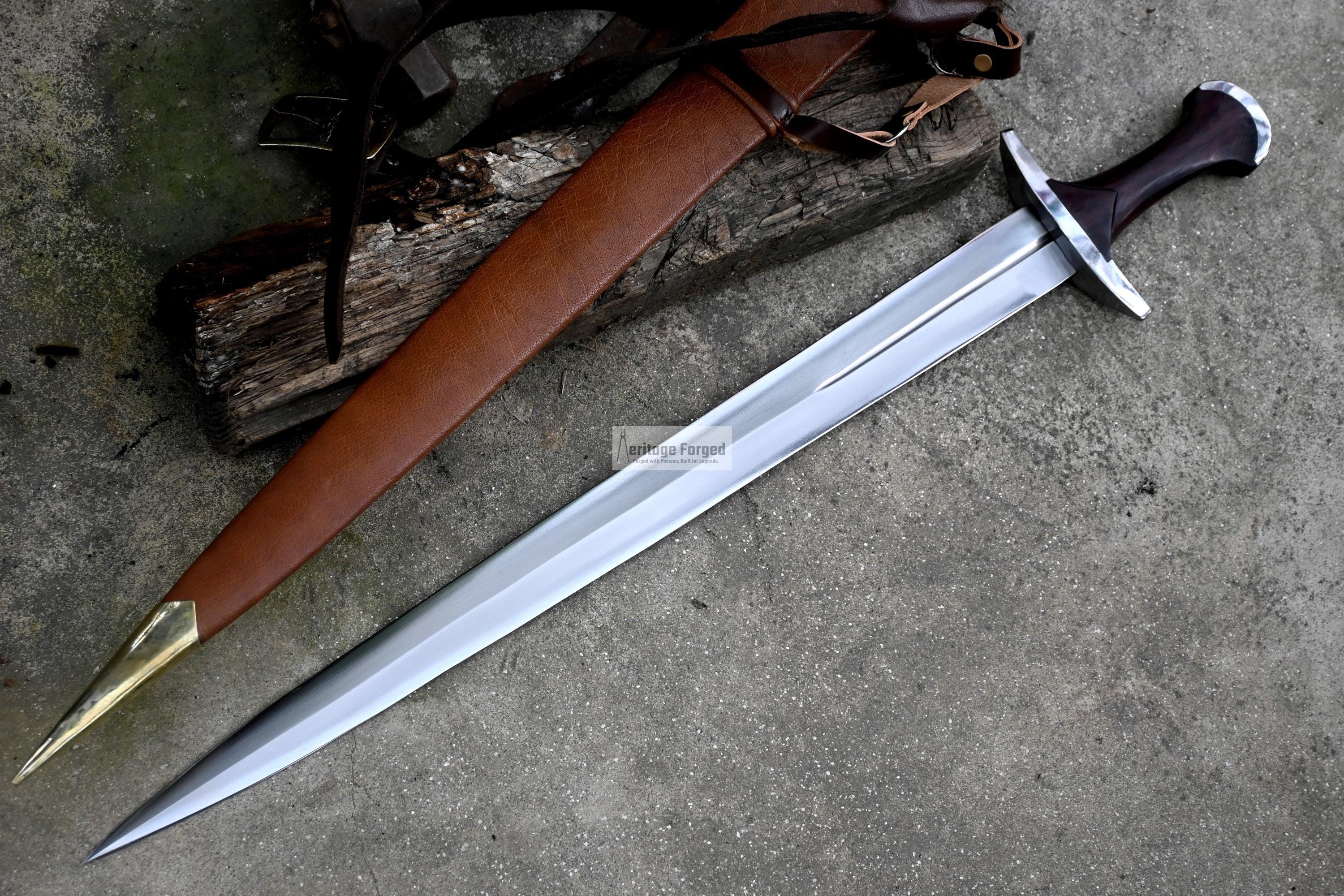 GERMAN DEGEN SWORD/24 Inches Long Blade Hand Forged Sword/leaf Spring ...