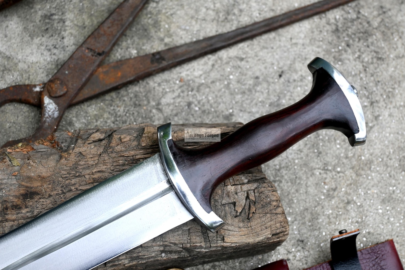SWISS DEGEN SWORD /17 Inches Long Blade Hand Forged Sword/leaf Spring ...