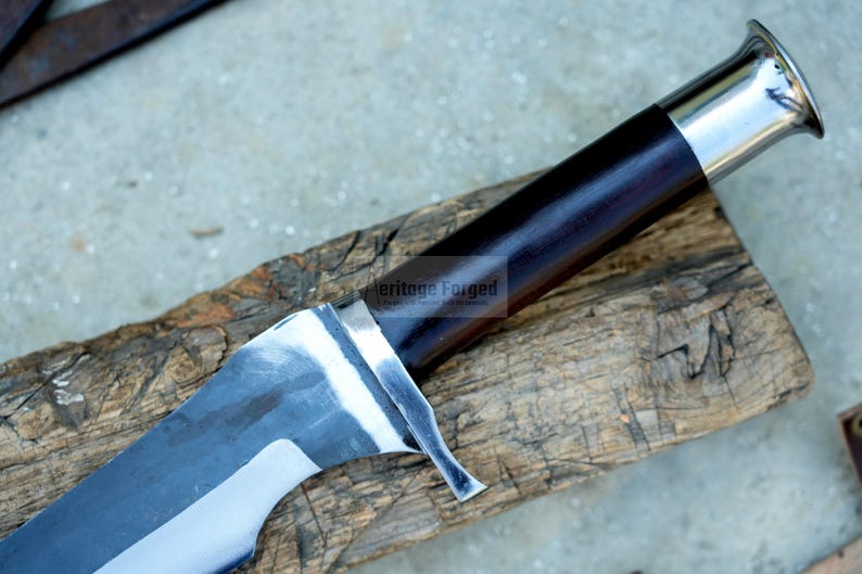 TANTO BOWIE /13 Inches Long Blade Hand Forged Tanto Knife/leaf Spring ...