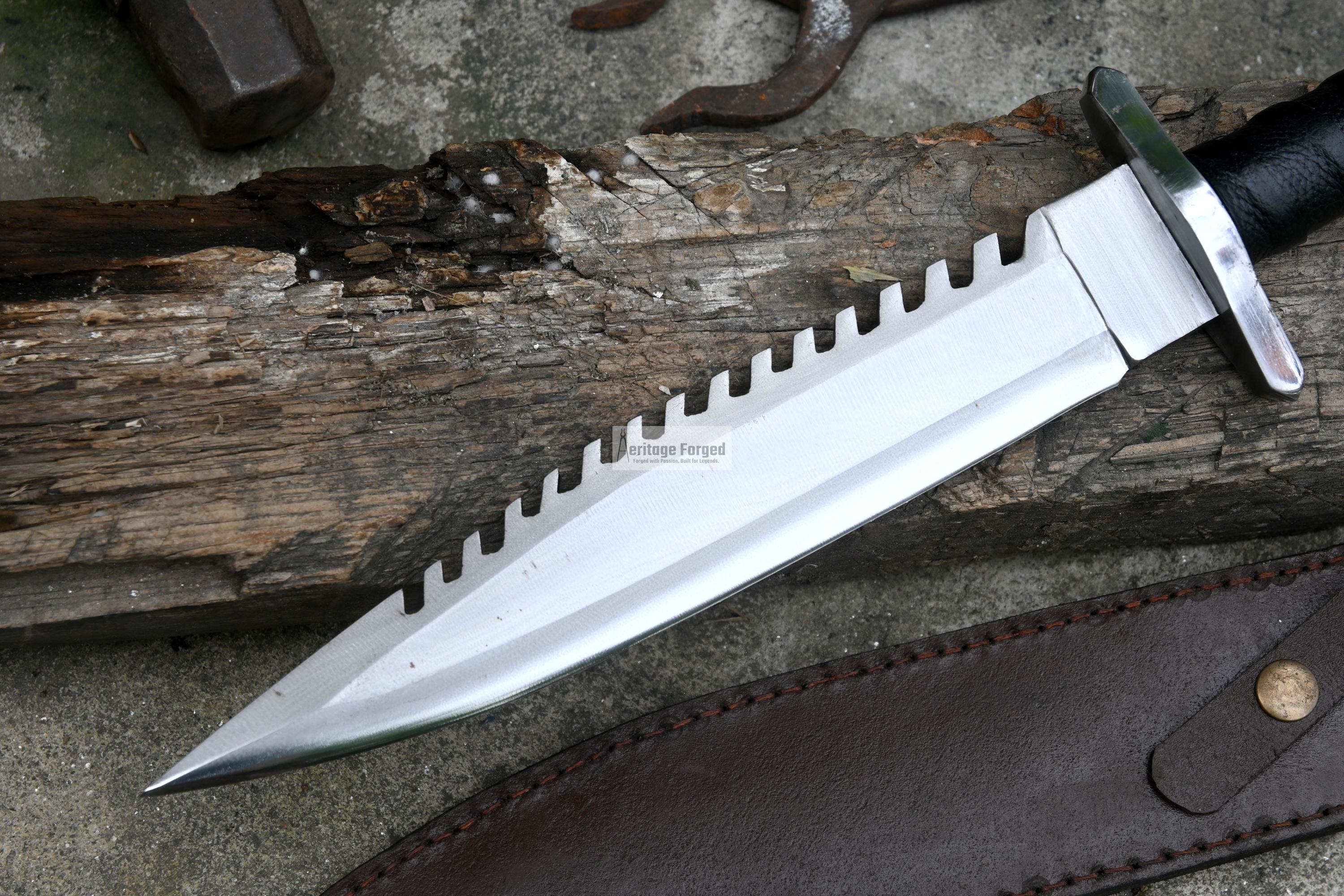 RAMBO PART ONE / Rambo First Blood Knife/ Hand Forged Knife/made From ...