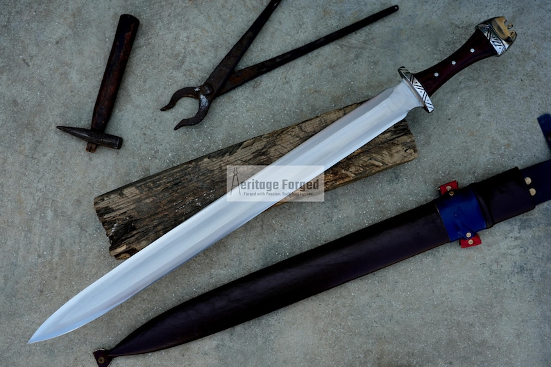 VIKING SWORD/24 Inches Long Blade Hand Forged Sword/leaf Spring of ...