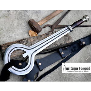 NGULU SWORD/ Double Blade Ceremonial Ngulu Sword/ 18 Inches Long Blade ...