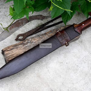 GLADIUS SWORD /21 Inches Long Blade Hand Forged Sword/ Gladius Machete ...