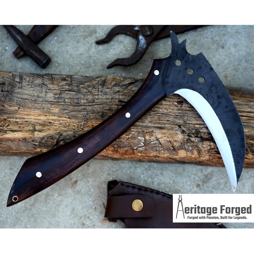 KAMA Knife/traditional Japanese Knife/farmer Sickle /leaf Spring of ...