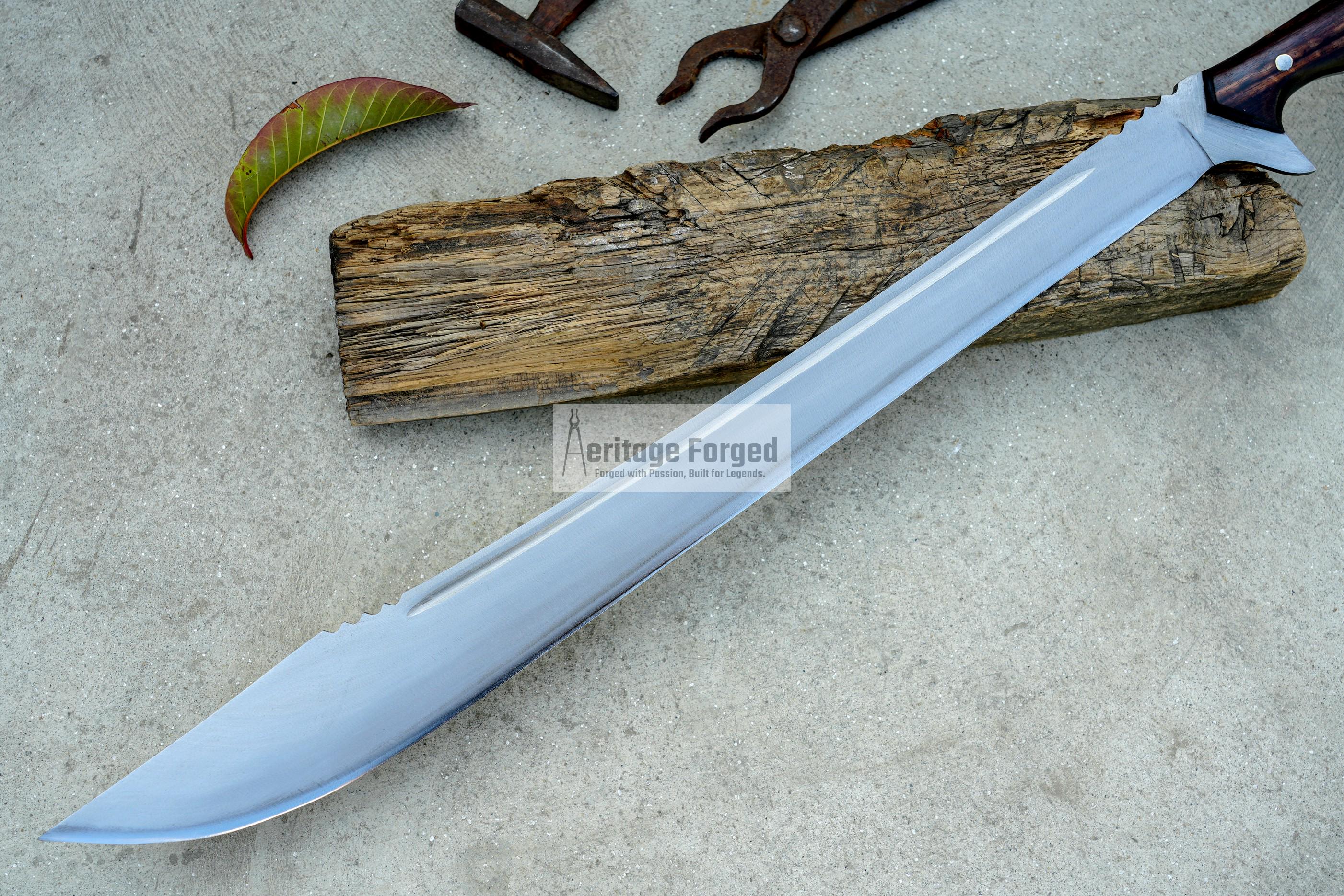 DAO MACHETE / Large Jungle Machete/24 Inches Long Blade Heavy Duties ...