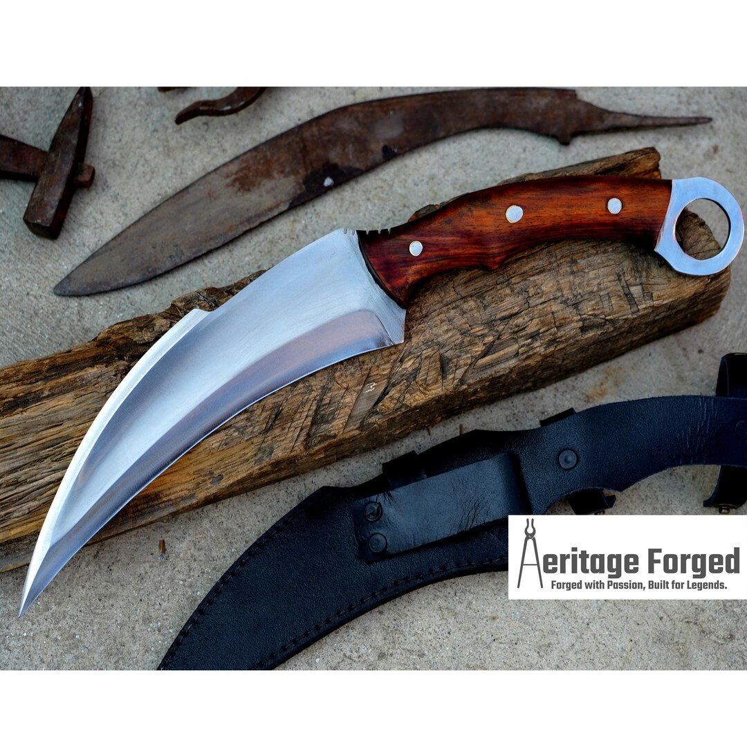 KARAMBIT MACHETE/ 10 Inches Long Blade Large Knife/hunting Knife/made ...