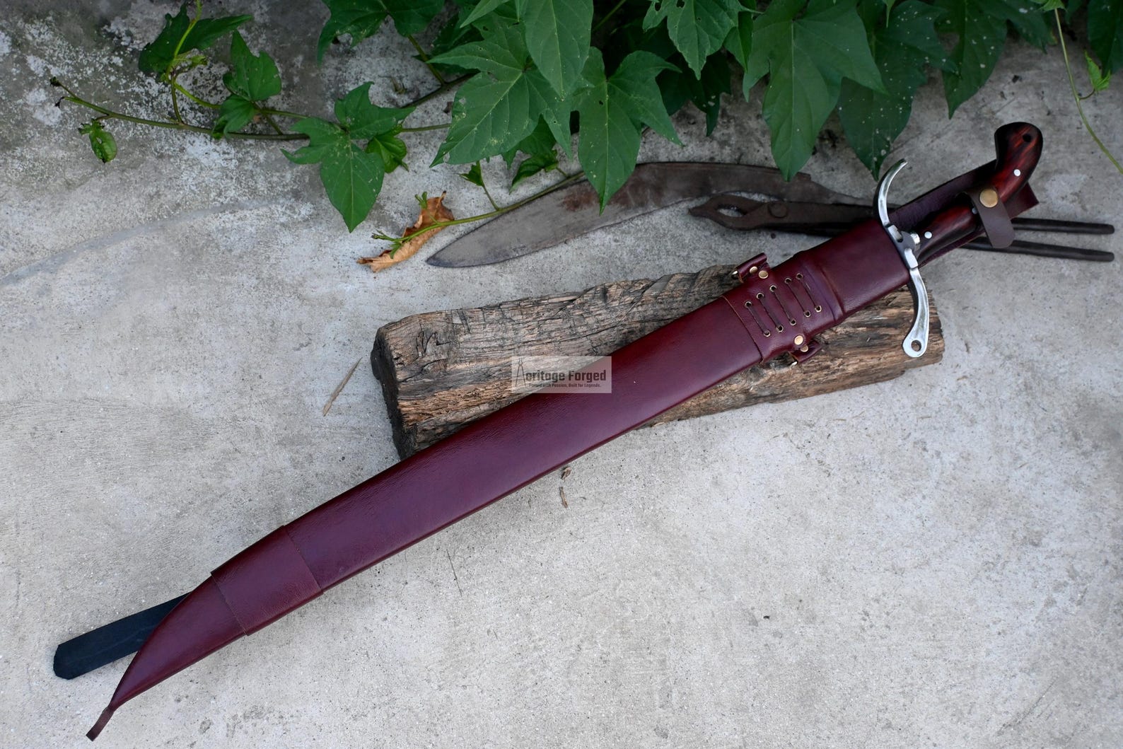 SINGLE EDGE SWORD/24 Inches Long Blade Hand Forged Sword/leaf Spring of ...