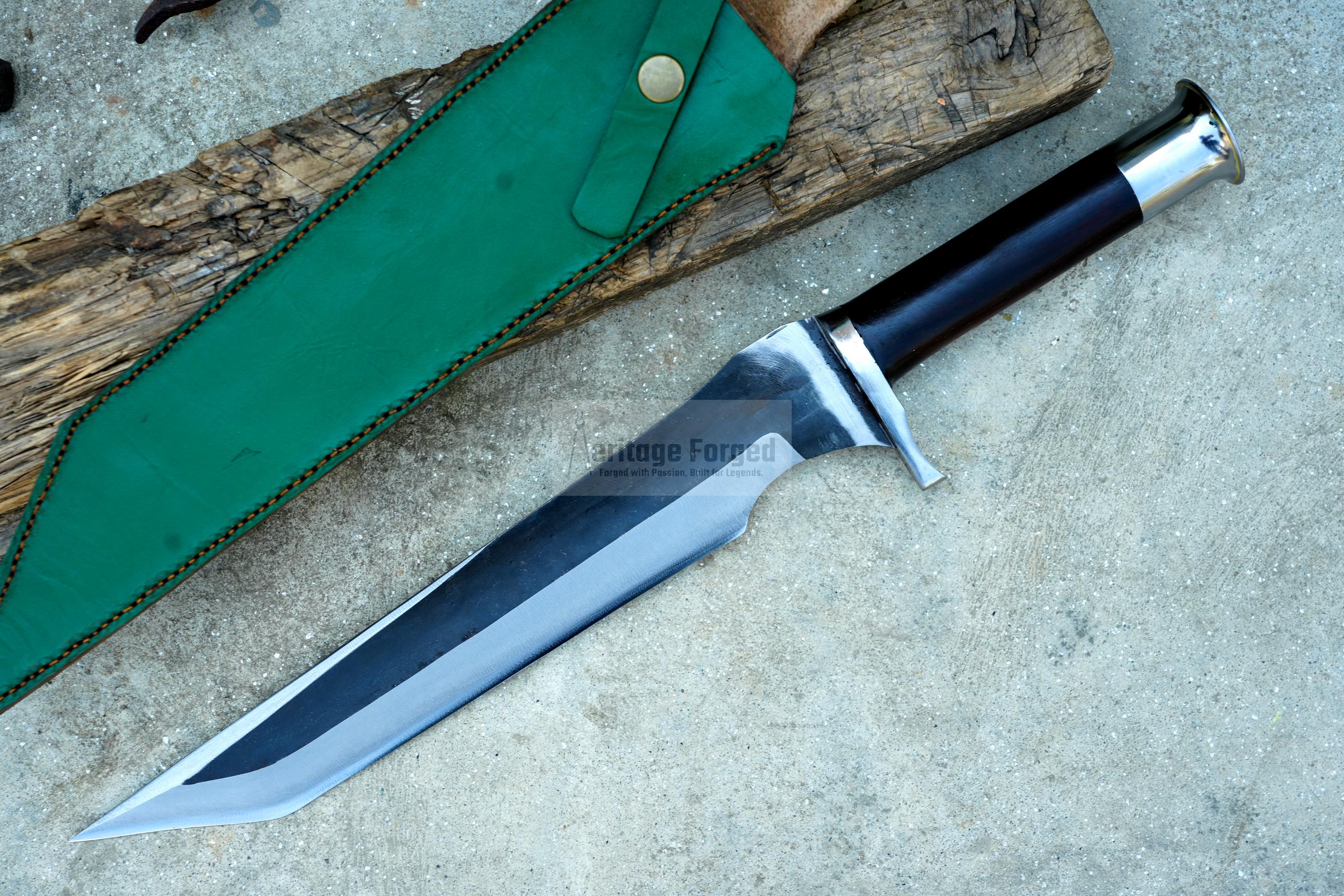 TANTO BOWIE /13 Inches Long Blade Hand Forged Tanto Knife/leaf Spring ...