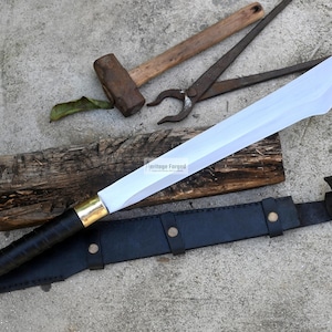 TANTO MACHETE / Large Jungle Machete/20 Inches Long Blade Heavy Duties ...