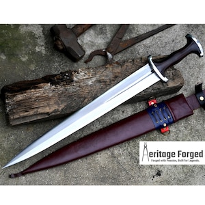 SWISS DEGEN SWORD /17 Inches Long Blade Hand Forged Sword/leaf Spring ...